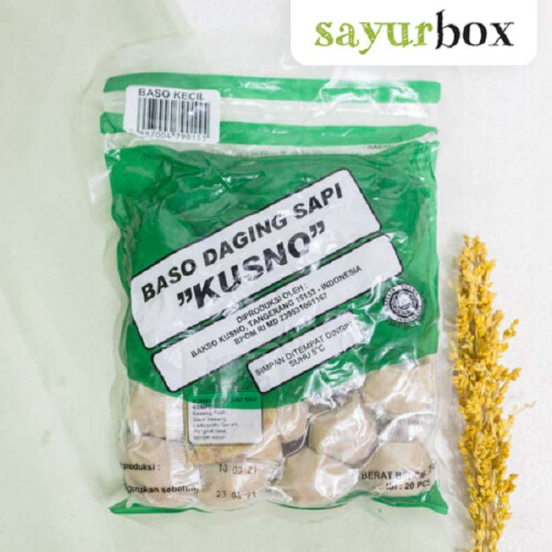 Jual Baso Kusno Bakso Sapi Kecil 250 gram Sayurbox - JKT di Seller ...