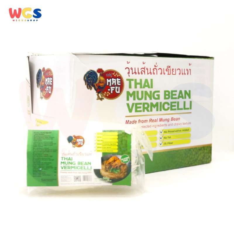 Jual Mae Fu Thai Mung Bean Vermicelli Premium Gluten Free 10 x 35g di ...