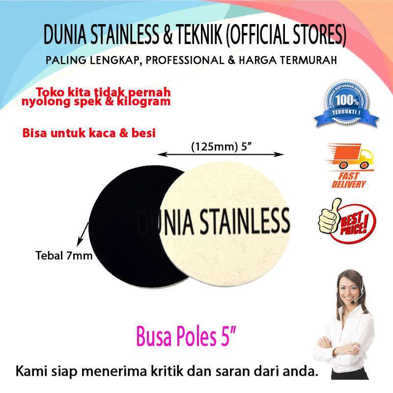 Jual Busa Poles 5 Inch Di Seller Dunia Stainless Steel - Kosambi Timur ...
