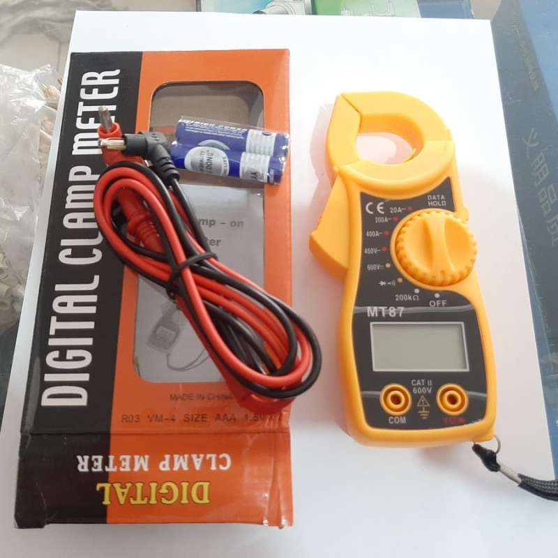 Jual Digital clamp meter tang ampere mt 87 tang amper kuning di Seller ...