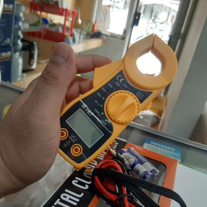Jual Digital clamp meter tang ampere mt 87 tang amper kuning di Seller ...