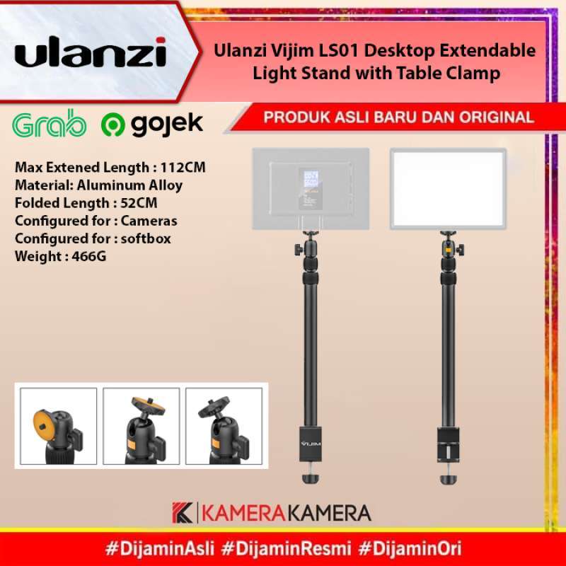 Jual KameraKamera Ulanzi Vijim LS01 Desktop Extendable Light Stand with ...