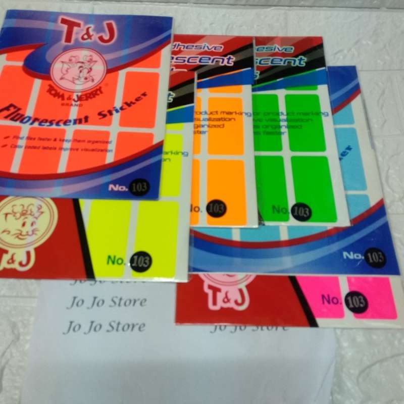 Jual Label Tom And Jerry Warna No. 103....ukuran 32x64mm - - Kuning Di ...