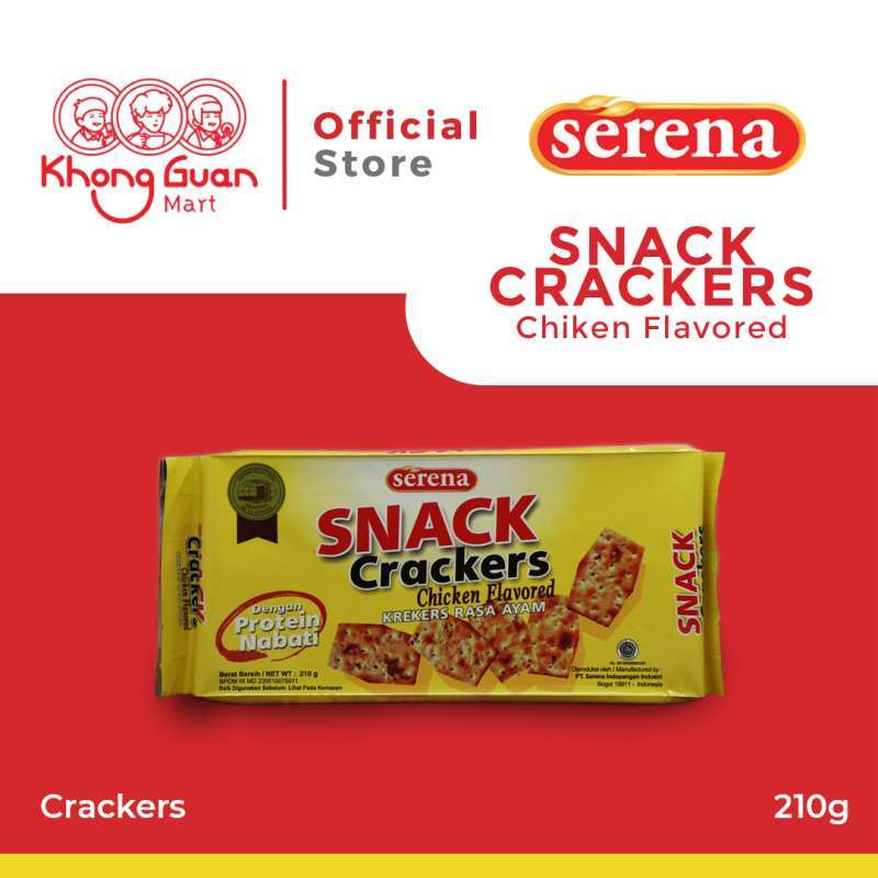 Jual SERENA SNACK CRACKERS 210 GR di Seller Khong Guan Mart - Kebon ...