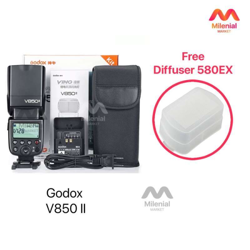 Jual Speedlite Flash Godox V850 II Ving Lithium-Ion Flash di Seller ...