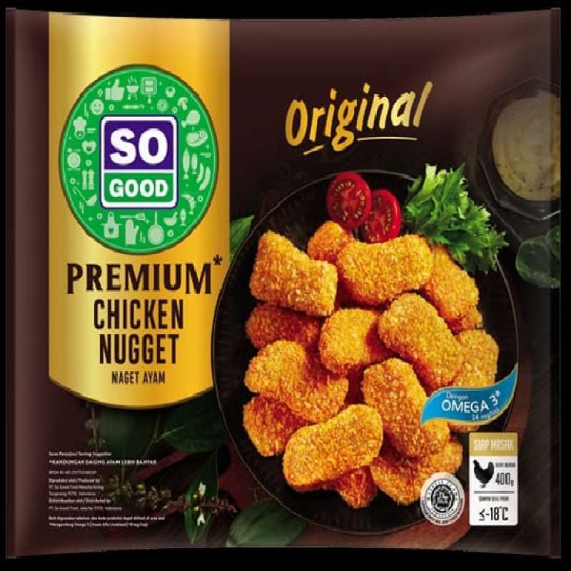 Jual CHICKEN NUGGET PREMIUM SO GOOD 400GR DAGING AYAM OLAHAN NUGET ...