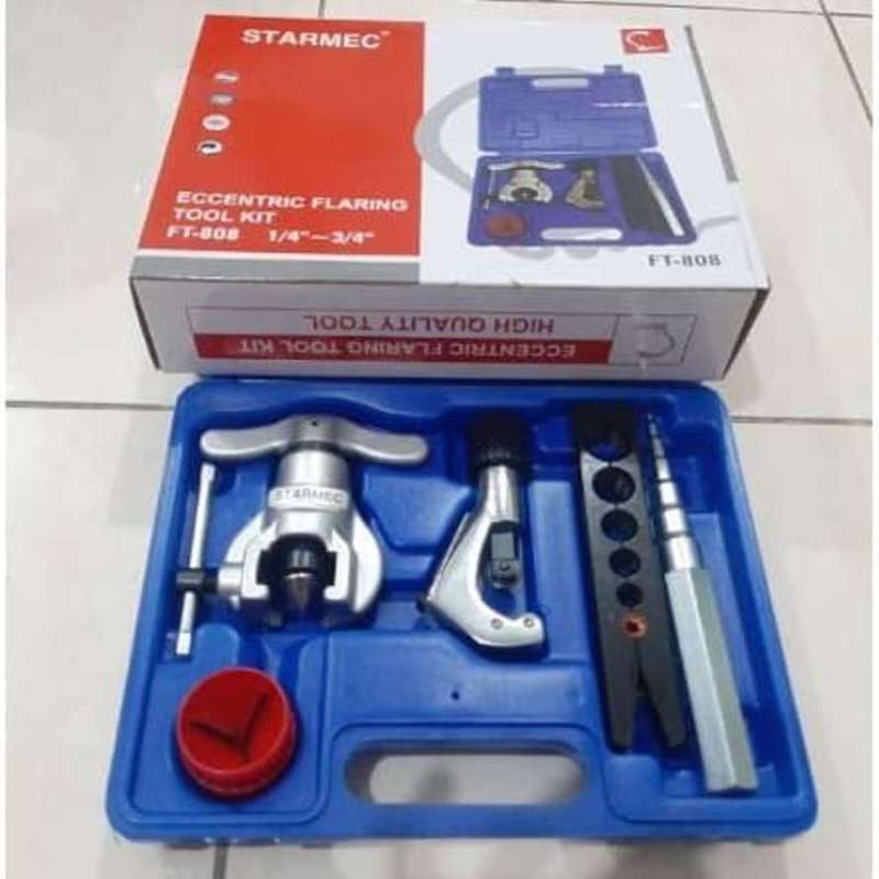 Jual Flaring Tool Ft 808 Plus Reamer Cutter Dan Swaging Box Alat Pasang ...