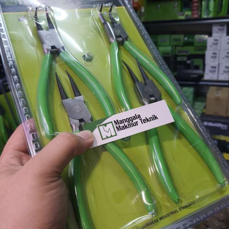 Jual Tang Snap Ring Set 7 Inchi Tang Spi Tang Snapring 7in Tekiro 4PCS ...