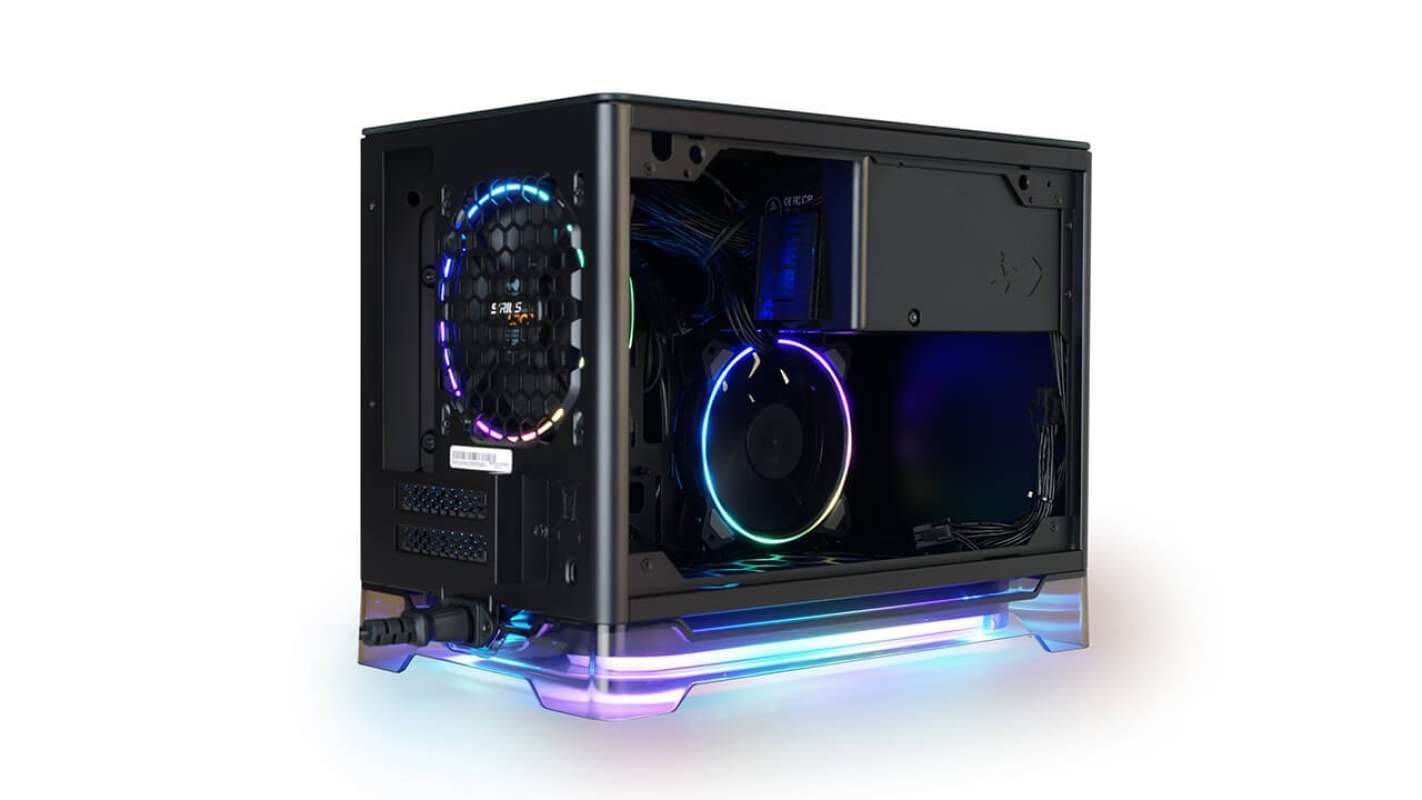 Jual INWIN A1 Plus BLACK- Mini ITX Tempered Glass With 650W PSU 80 ...
