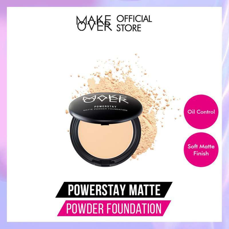Jual Bedak Muka Glowing / [new Shades] Make Over Powerstay Matte Powder ...