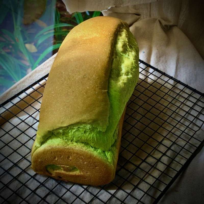 Jual Vegan Toast Pandan - Roti Tawar Pandan - whole utuh di Seller ...