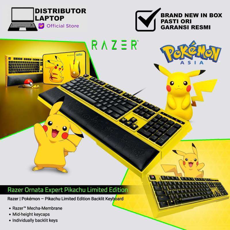 Jual Razer Keyboard Pikachu LE - Gaming Keyboard di Seller BestieHape ...