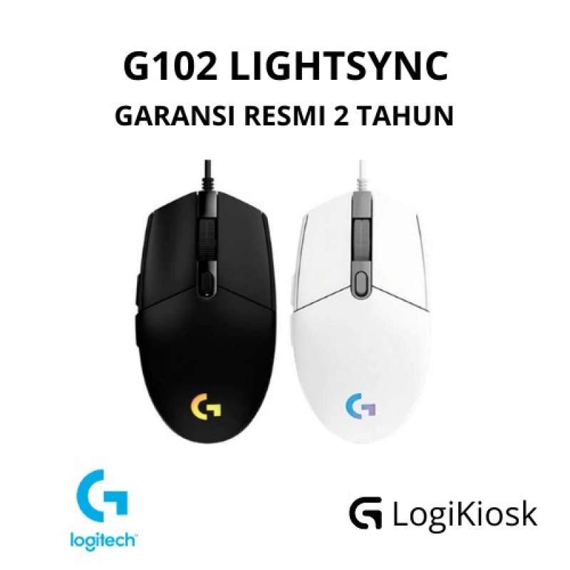 Jual LOGITECH G102 v2 LIGHTSYNC RGB Gaming Mouse - GARANSI RESMI - Putih di Seller ALEXAMIRO ...