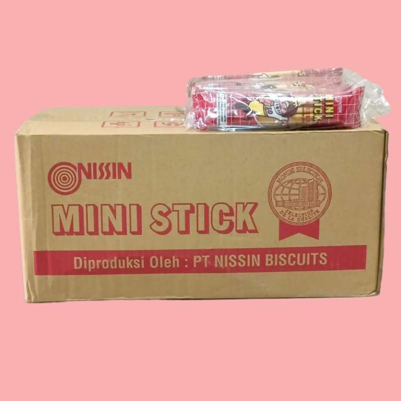 Jual NISSIN Mini Stick Biscuit 25 g [10 pack/karton] di Seller Adhins ...