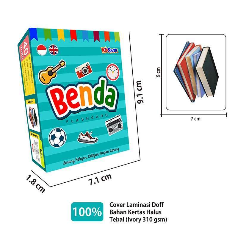 Jual Flashcard Benda - KidSmart Kartu Pintar Mainan Edukasi Anak di ...