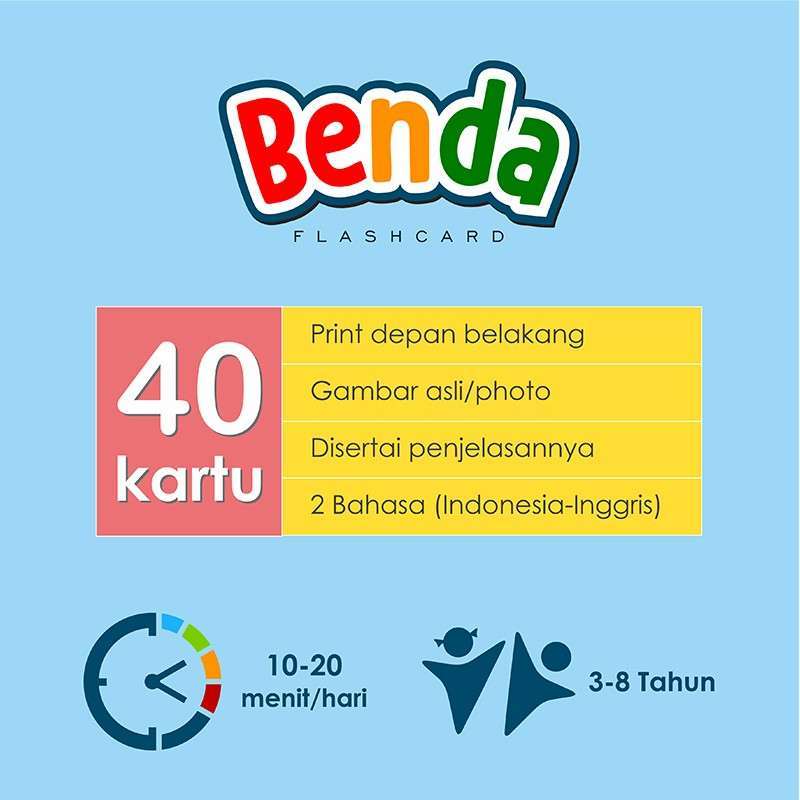 Jual Flashcard Benda - KidSmart Kartu Pintar Mainan Edukasi Anak di ...