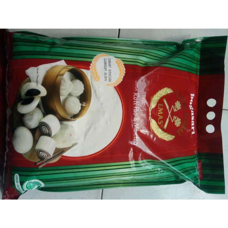 Jual tepung Pao dan Mantao Bogasari 5 kg di Seller Zafirah Boga ...
