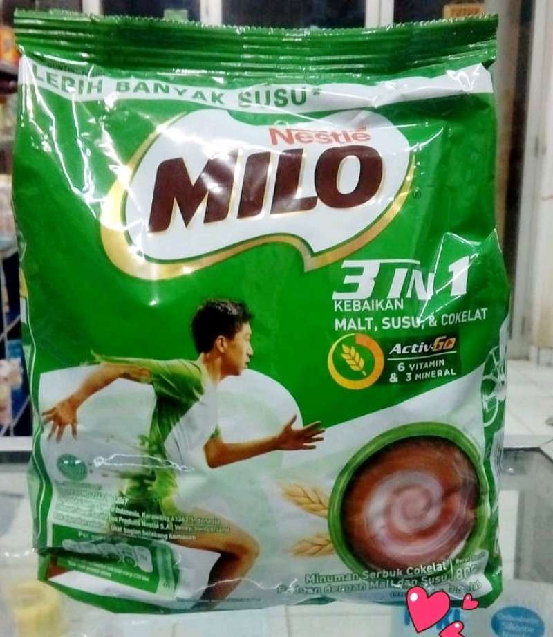 Jual milo 3in1 800g minuman serbuk coklat malt dan susu di Seller ...