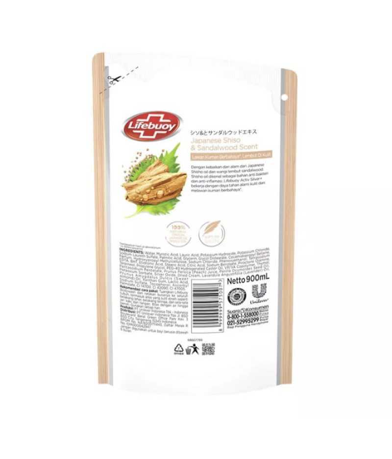 Jual LIFEBUOY BODY WASH SHISO & SANDAL WOOD 900 ML di Seller Diar Dira ...