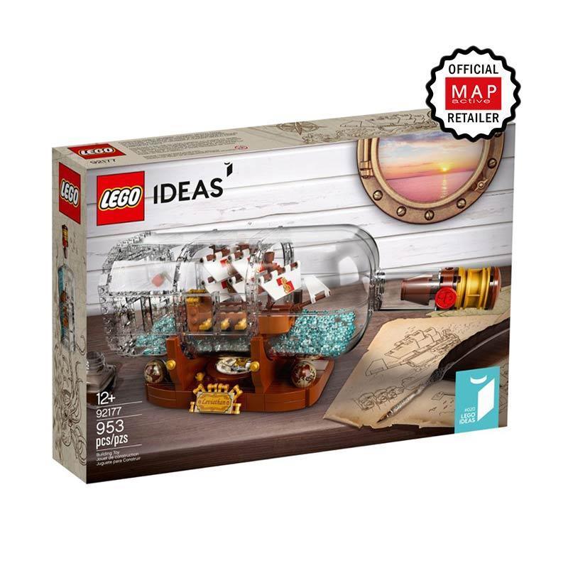 Jual LEGO Ideas 92177 Ship in a Bottle Blocks & Stacking Toys - -- di ...