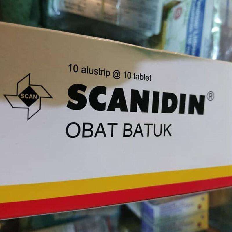 Promo SCANIDIN Obat Batuk [100tablet] Diskon 35% di Seller Raditya ...