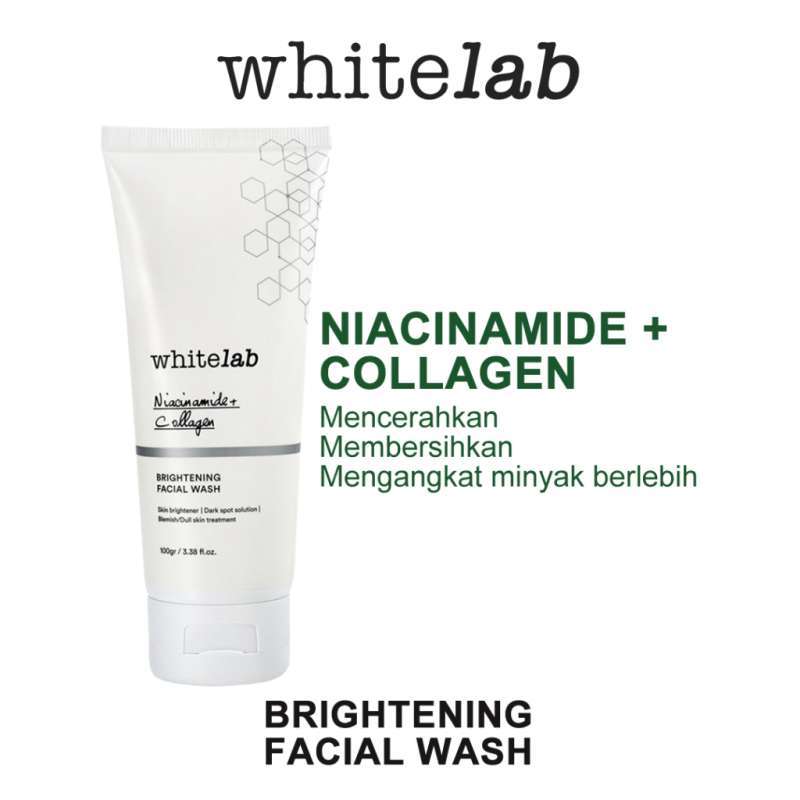 Jual WHITELAB BRIGHTENING FACIAL WASH WHITE LAB SABUN WAJAH COLLAGEN ...