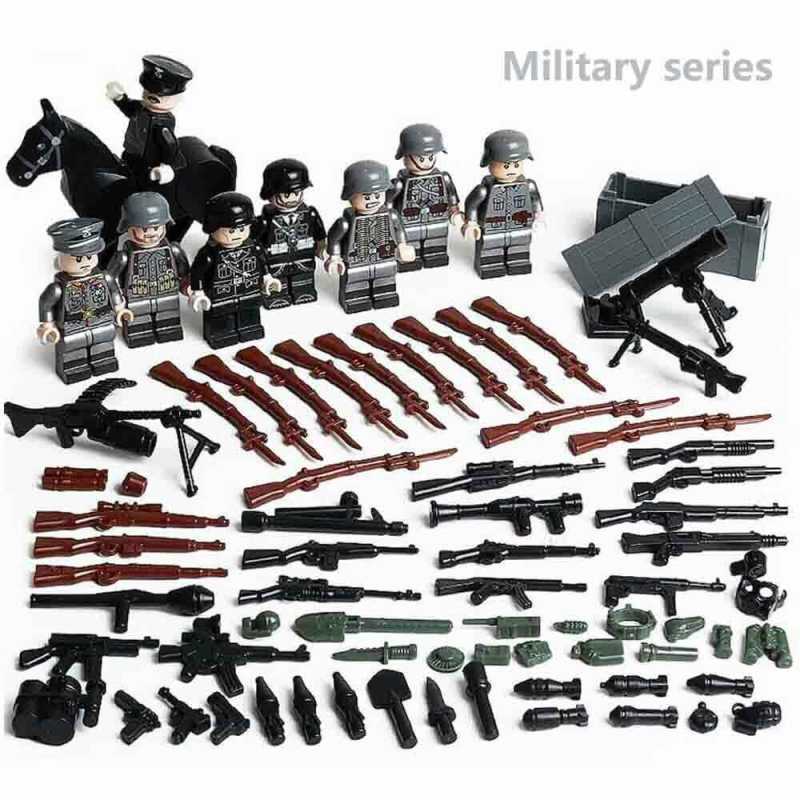 Jual Mainan Balok Bangunsusun Model Lego Mini Figure Tentara Militer 8 ...