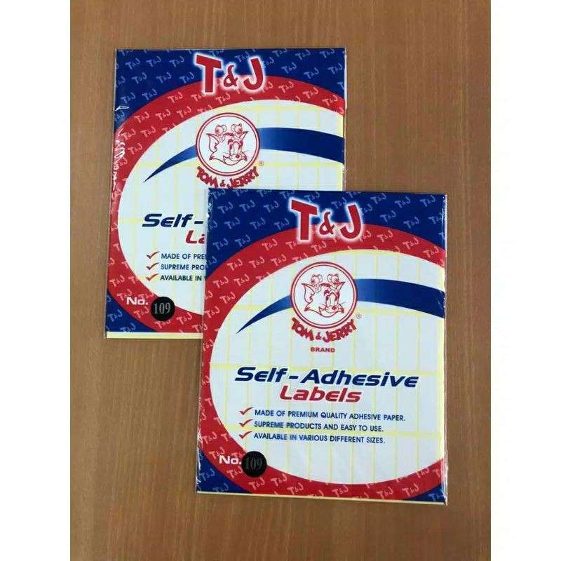 Jual Tom & Jerry No.109 Label Stiker - Putih di Seller WIKI STATIONERY ...