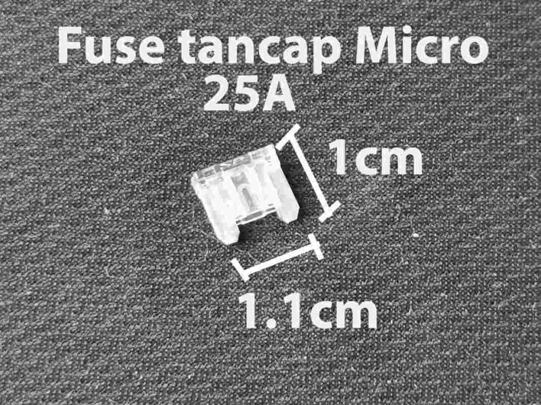 Promo Fuse micro tancap 25A - fuse 25 ampere mobil motor japan Diskon ...