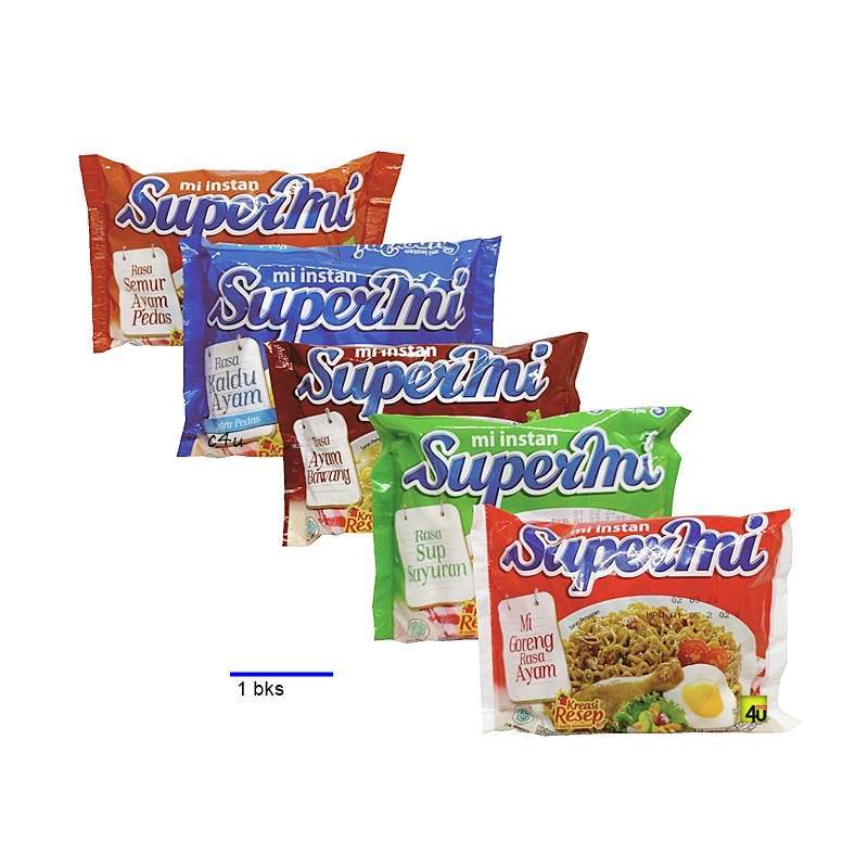 Jual Supermi - Mie Instan Reguler Rasa Sup Sayuran - 1 Bungkus Di ...