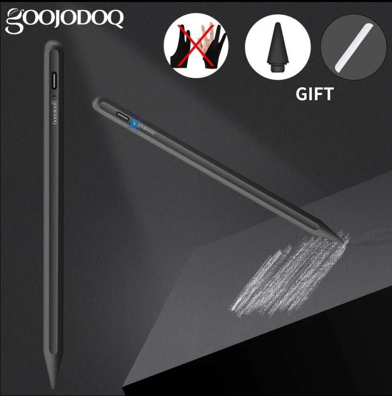 Jual GOOJODOQ Gen 10 Apple Pencil Tilt Sensitive Stylus Pen iPad 2018 ...