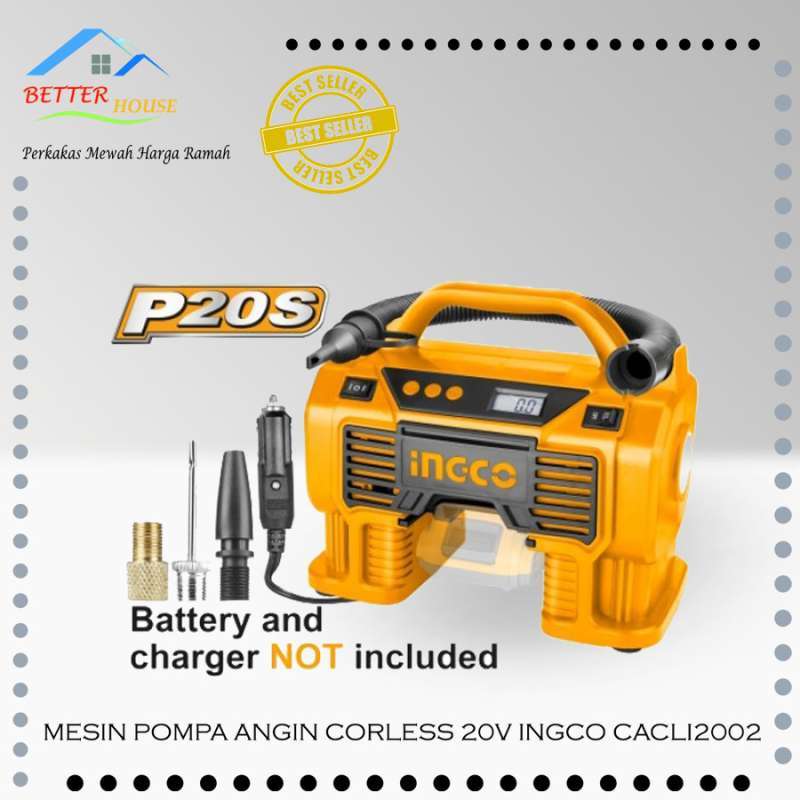 Jual Kompressor Angin Pompa Angin Isi Angin Ban INGCO CACLI2002 Unit ...
