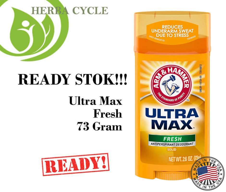 Jual Arm Hammer Deodoran 73 g USA UltraMax Antiperspirant Fresh ...