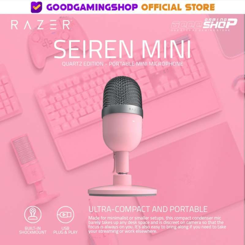 Promo Razer Seiren Mini - Gaming Microphone - Pink Diskon 18% di Seller ...