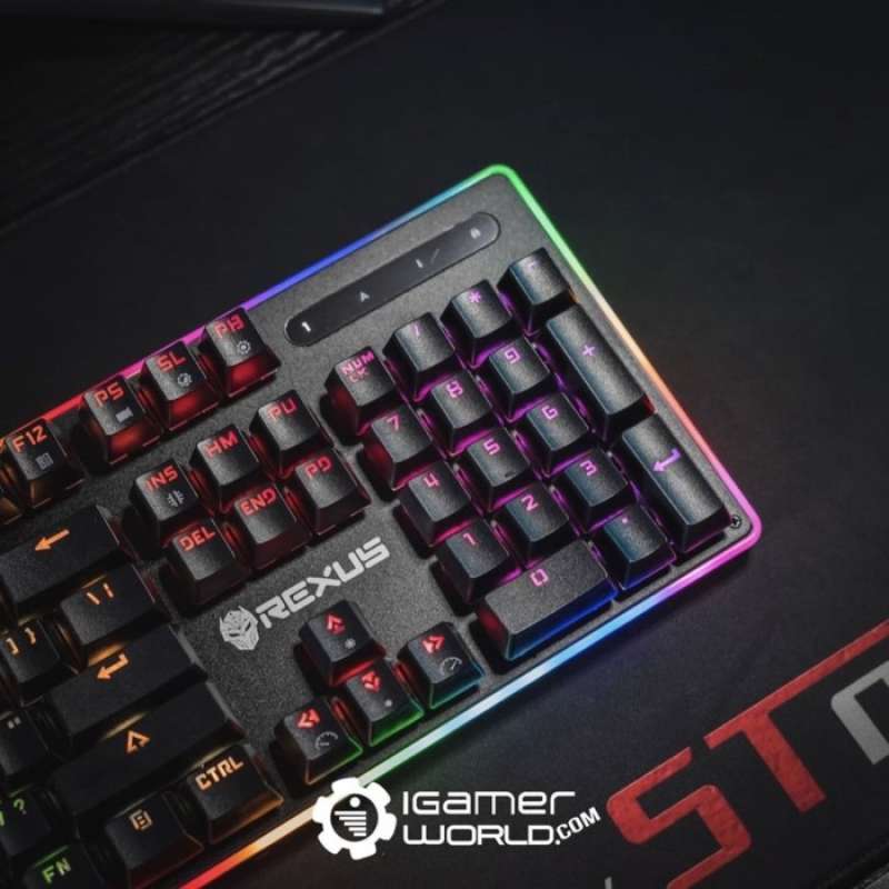 Jual Rexus Legionare MX10 Fullsize Mechanical Gaming Keyboard - RED SW ...