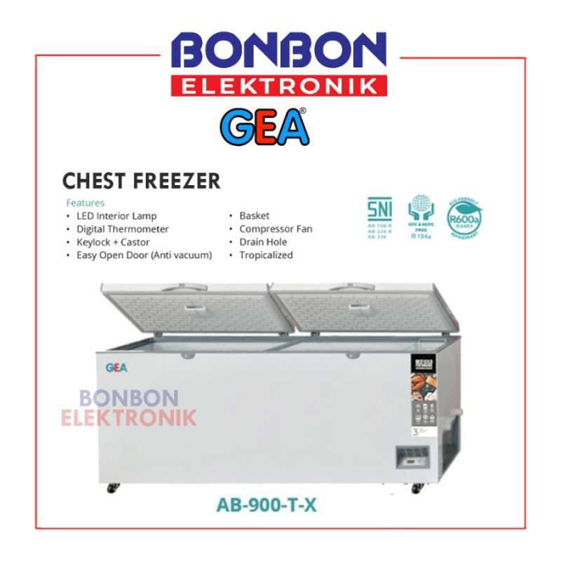 Jual Gea Chest Freezer Ab-900tx / Ab 900 Tx 865l Di Seller Bonbon ...