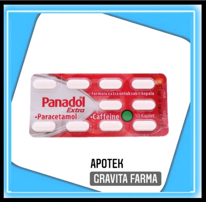 Promo Panadol Extra - Panadol Merah Strip isi 10 tablet Diskon 7% di ...