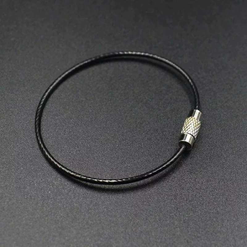 Promo Gantungan Kunci Tali Kawat Besi Ulir Karabiner Keychain Carabiner ...