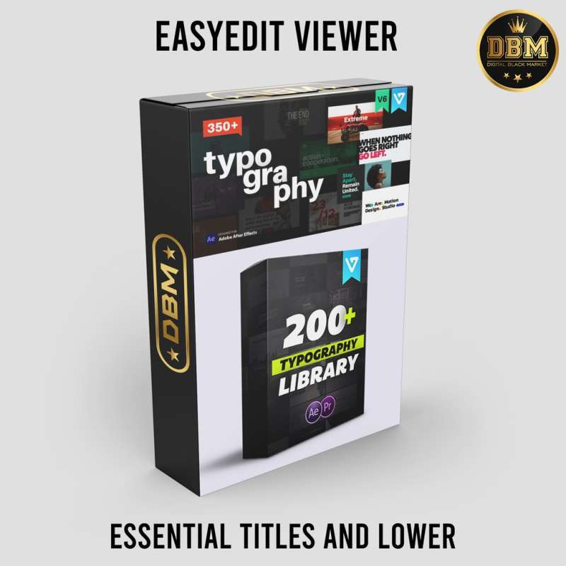 Promo Videohive EasyEdit Viewer Essential Titles and Lower Thirds V5.3 ...
