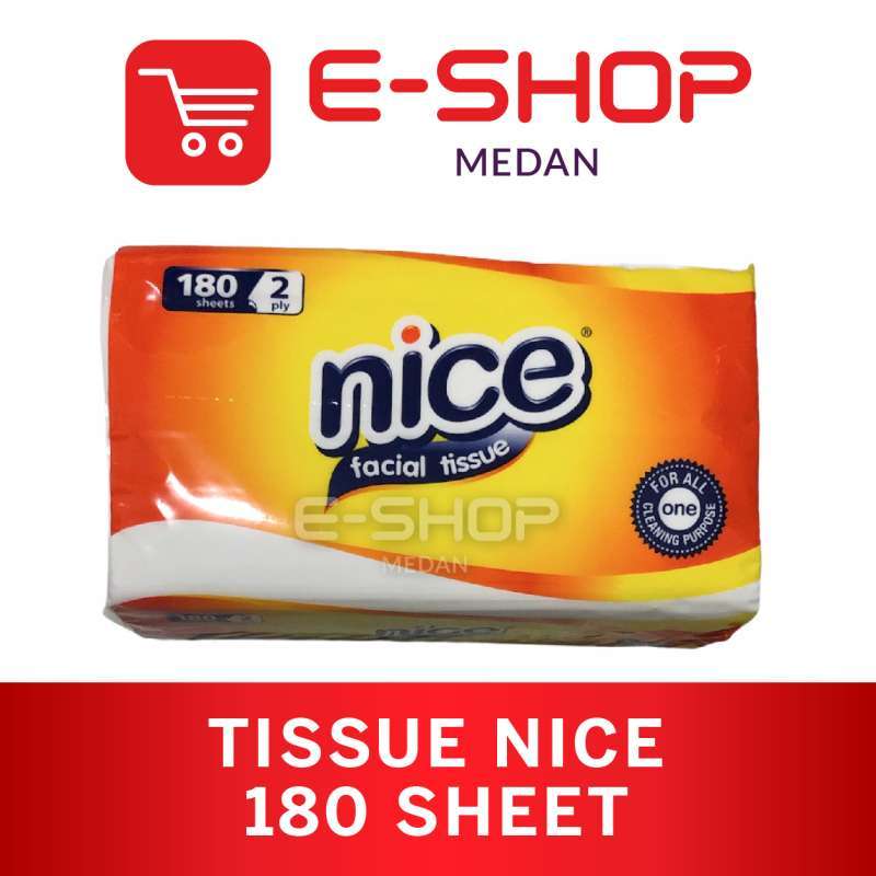 Jual tisu Tissue NICE facial tissue 180 sheets 2ply di Seller Medan E ...