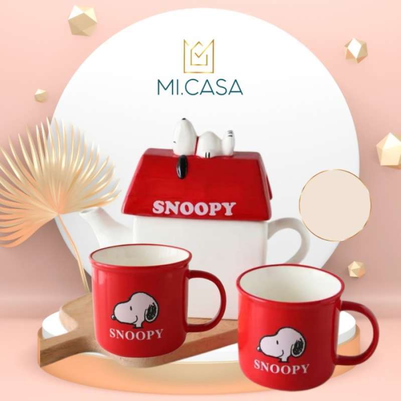 Jual Snoopy Series Tea Set by Mi.casa - Teapot di Seller Jaya 01 ...