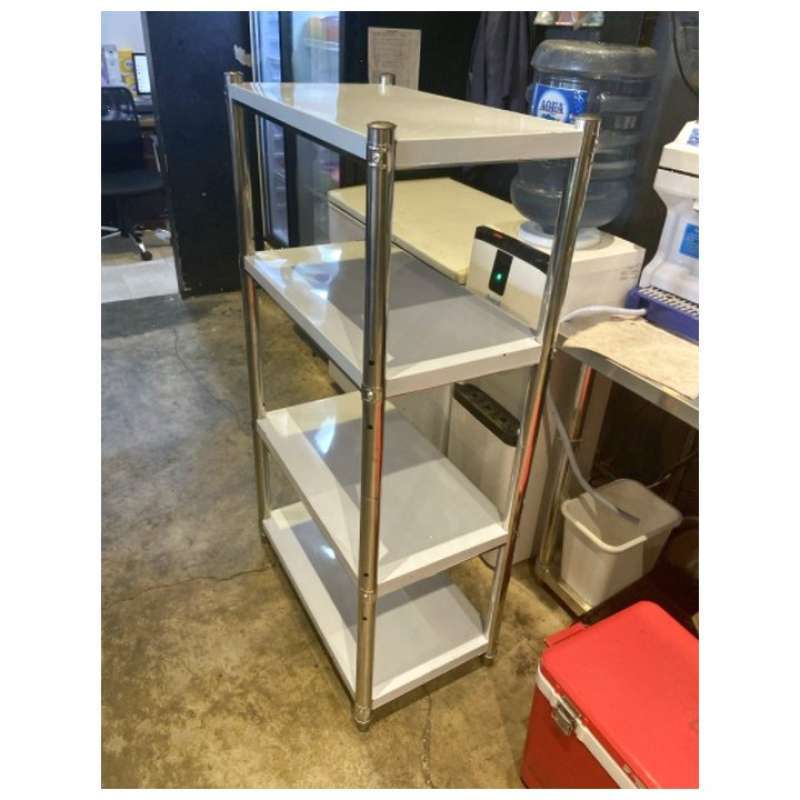Jual Jual Rak Dapur Rak Susun Stainless Steel 4 Susun Portable Rak ...