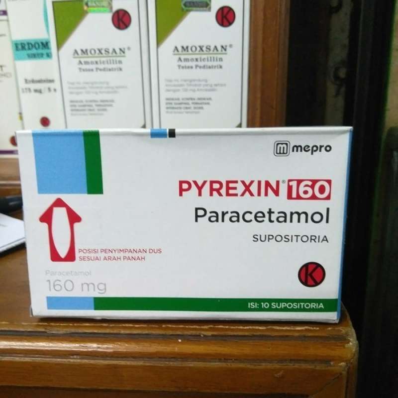 Jual Pyrexin 160mg paracetamol supp di Seller Salam Sehat - Pal Meriam ...