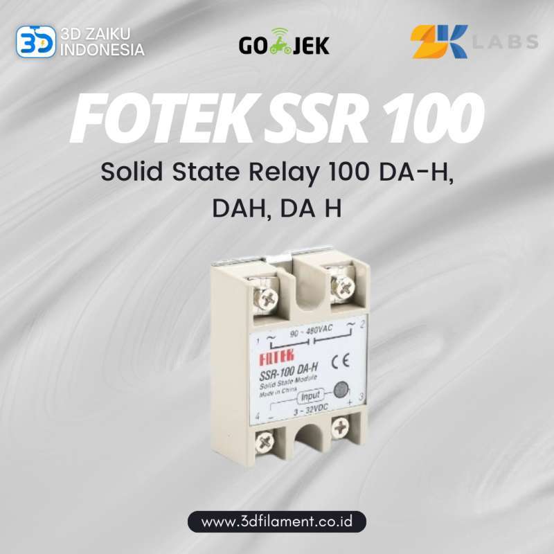 Jual Fotek SSR Solid State Relay SSR 100 DA-H SSR DAH SSR DA H di Seller 3D Zaiku - Kedaung Kali ...