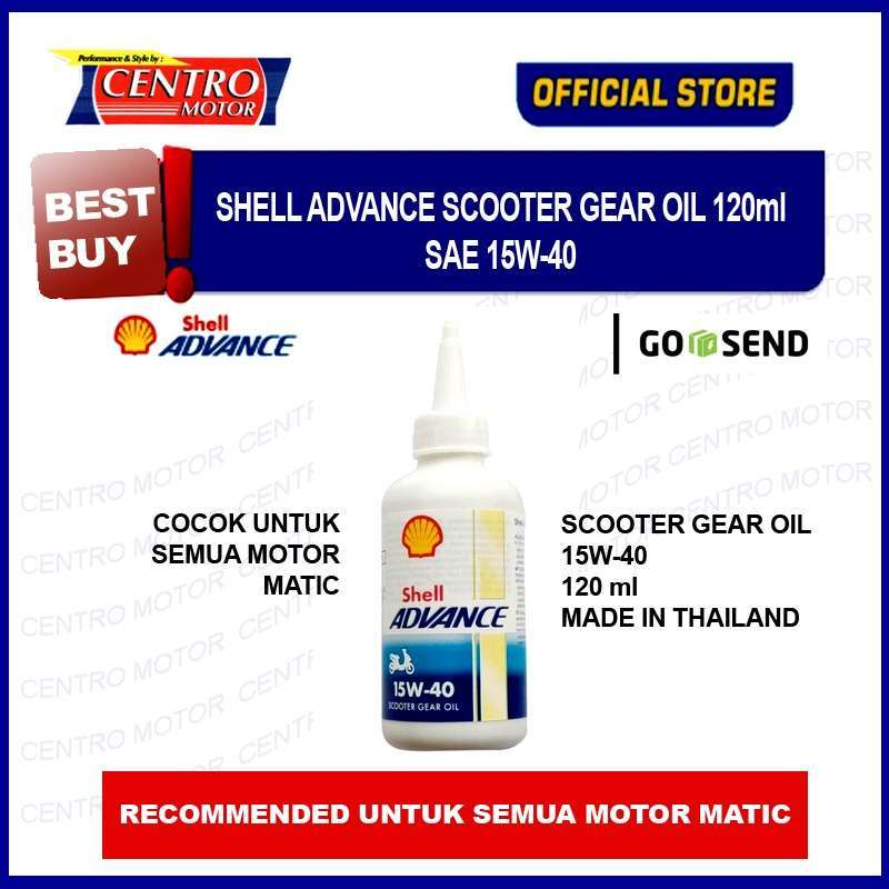 Jual Oli gardan/Gear oil scooter Kualitas tertinggi Shell Advance SAE ...