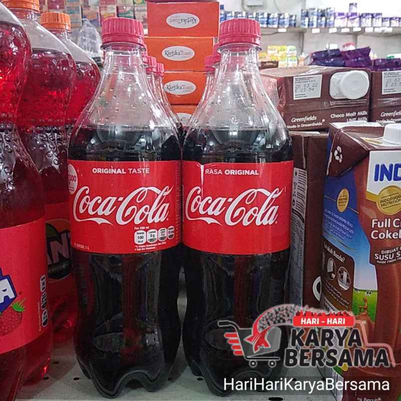 Jual Minuman Coca Cola Original Botol 1l Di Seller Hariharikaryabersama ...