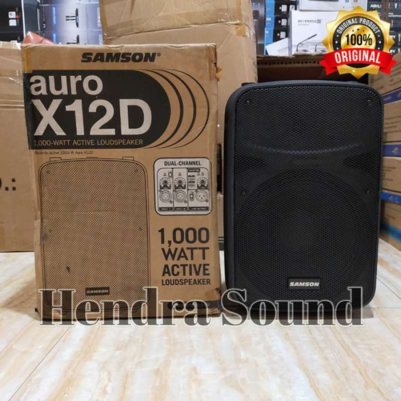 Jual Speaker Aktif Active Samson Auro X12 D Original, Murah & Diskon ...