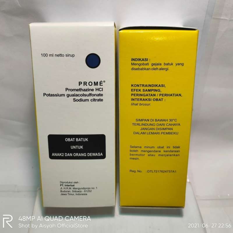 Jual Prome Sirup 100ml-meringankan Batuk Berdahak Di Seller N2a Healt ...