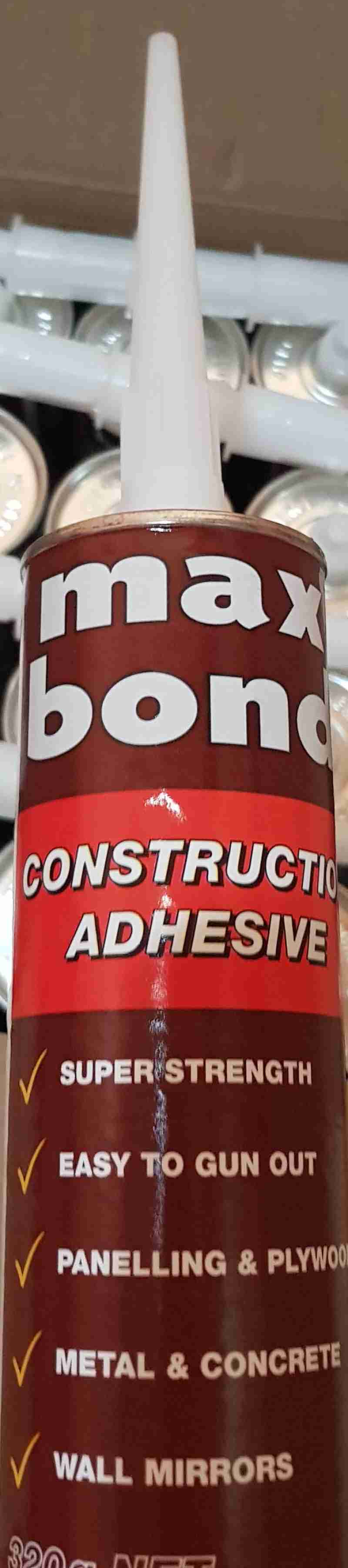 Jual Max Bond Construction Adhesive (satuan) di Seller Fajar Glass ...