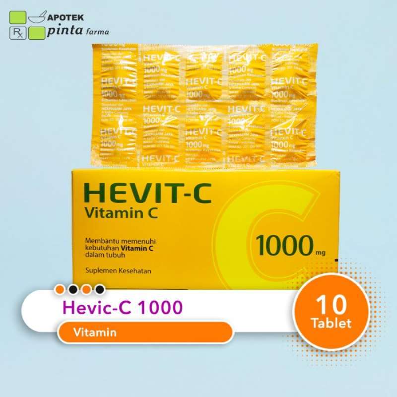 Jual Hevit-c Vitamin C 1000 Mg 10 Tablet Di Seller Apotek Pinta Farma ...